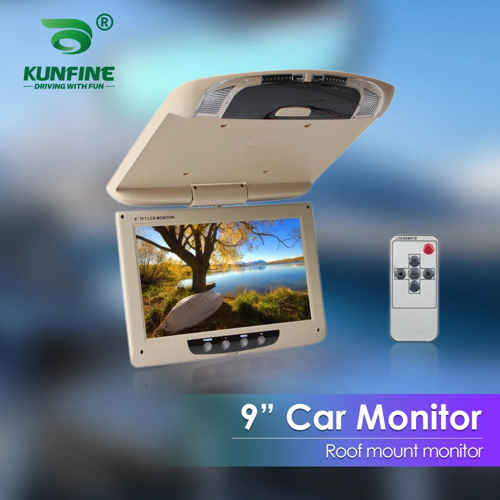 KAgenda-Monitor-do-Telhado-do-Carro-LCD-Flip-Down-Screen-Overhead-V-deo ...