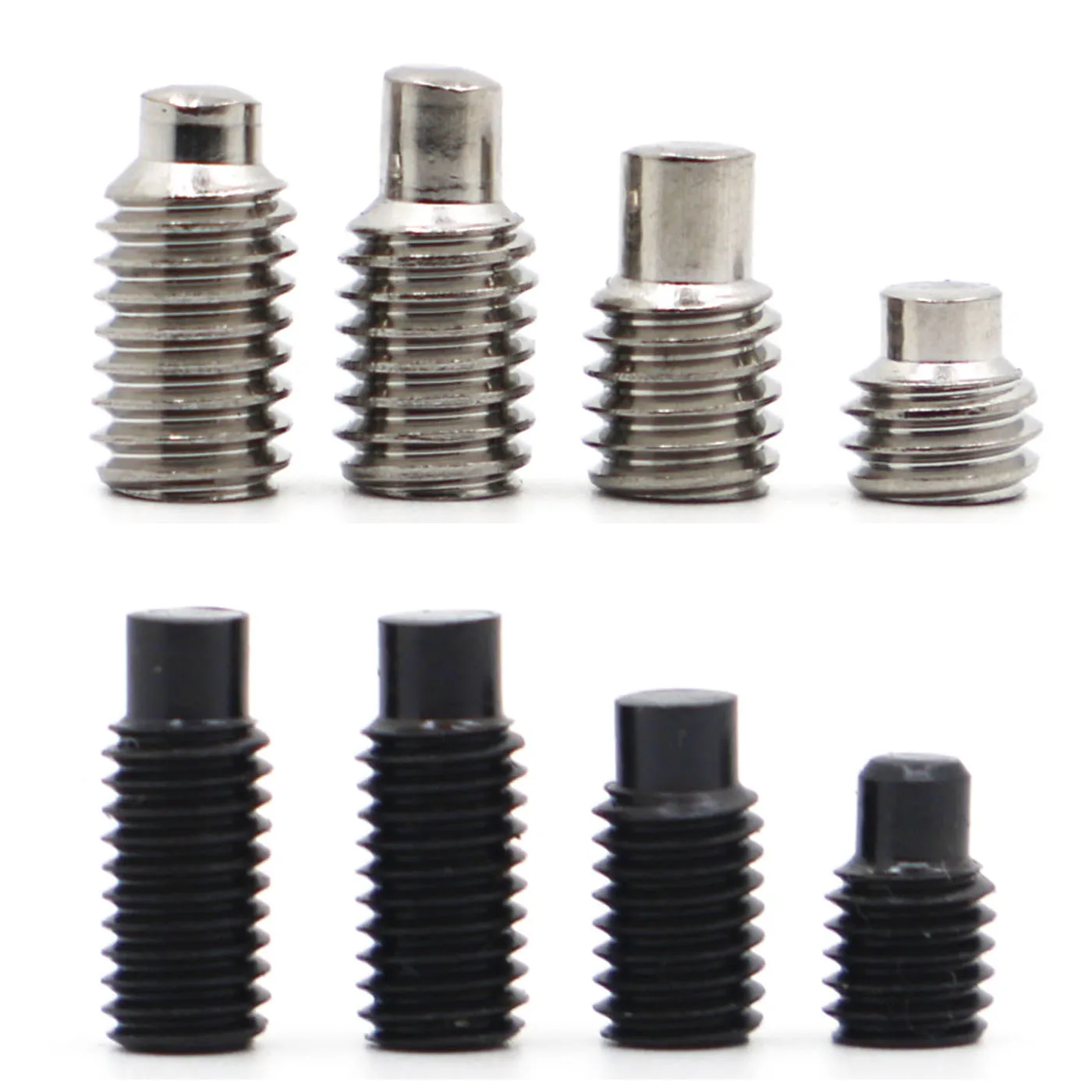 M3-M4-M5-M6-M8-DIN915-304-Stainless-Steel-Black-Grade-12-9-Hex-Hexagon ...