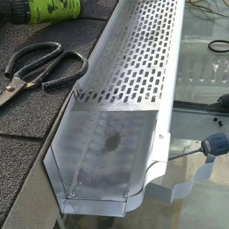 10ft Aluminum Expand Brush Leaf Drain Filter Screen Gutter Guard Mesh ...