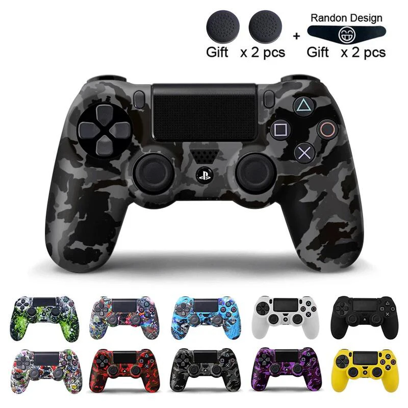 For-SONY-Playstation-4-PS4-Controller-Protection-Case-Soft-Silicone-Gel ...