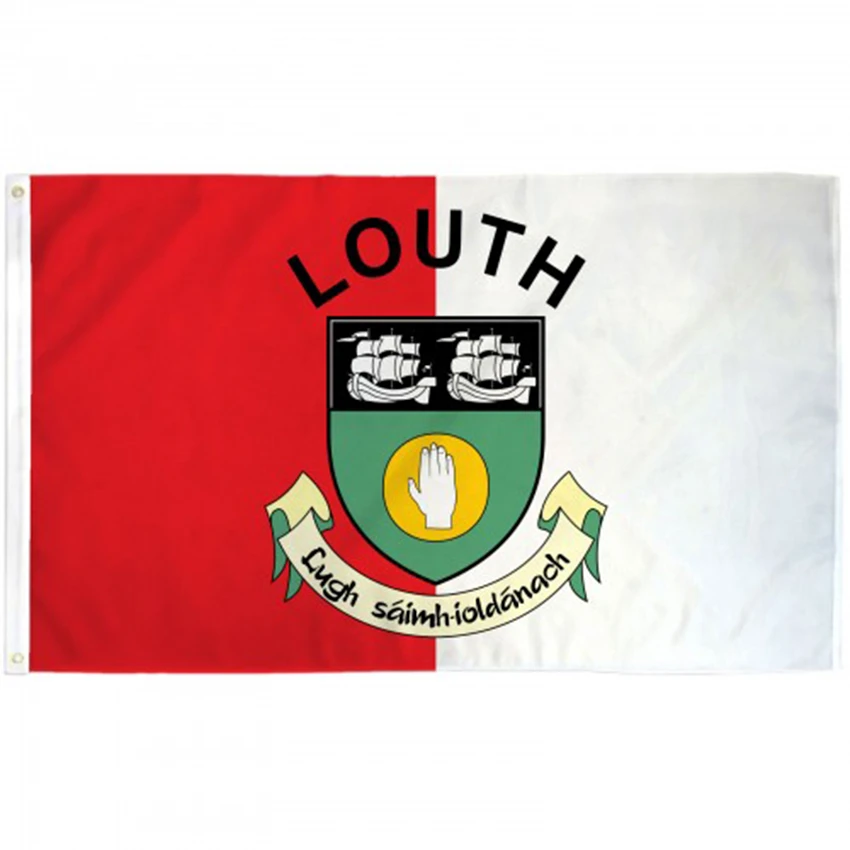 Louth Ireland County Flag 3x5ft Banner 100% Polyester Digital Printing ...