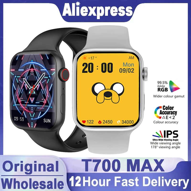 Newest T700 Max Smartwatch Bluetooth Call Heart Rate Series 7 Watch For ...