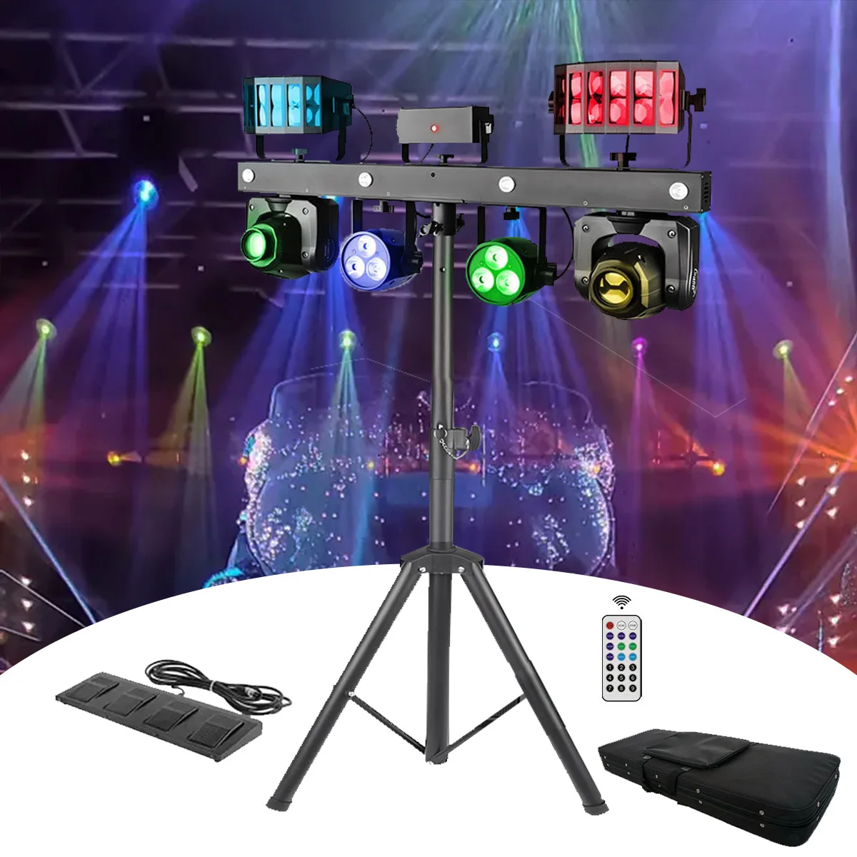 Led Dj Equipment Gig Bar Professional Move System with Stand DJ Light ...