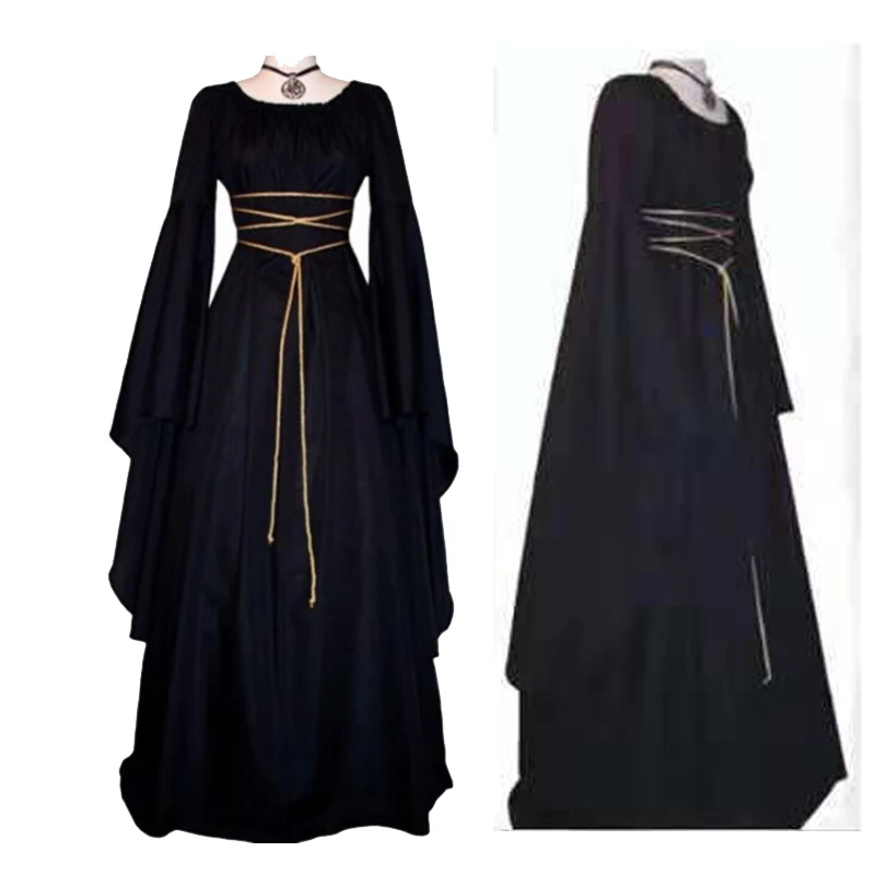 2024-Medieval-Witch-Dress-for-Women-Halloween-Carnival-Party-Cosplay ...