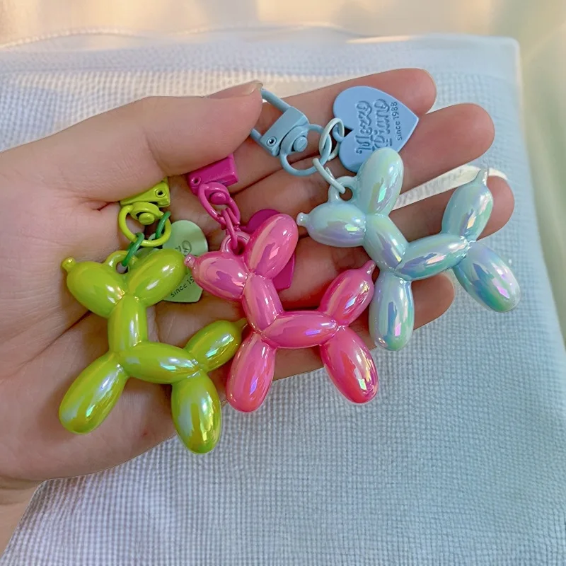 DIY-Candy-Color-Sweet-Resin-Balloon-Dog-Keychain-For-Women-Girls-Animal ...
