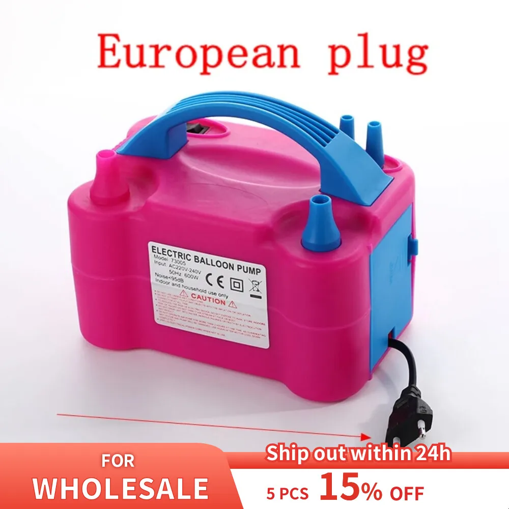 High-Voltage-Double-Hole-AC-Inflatable-Electric-Balloon-Pump-EU-Plug ...