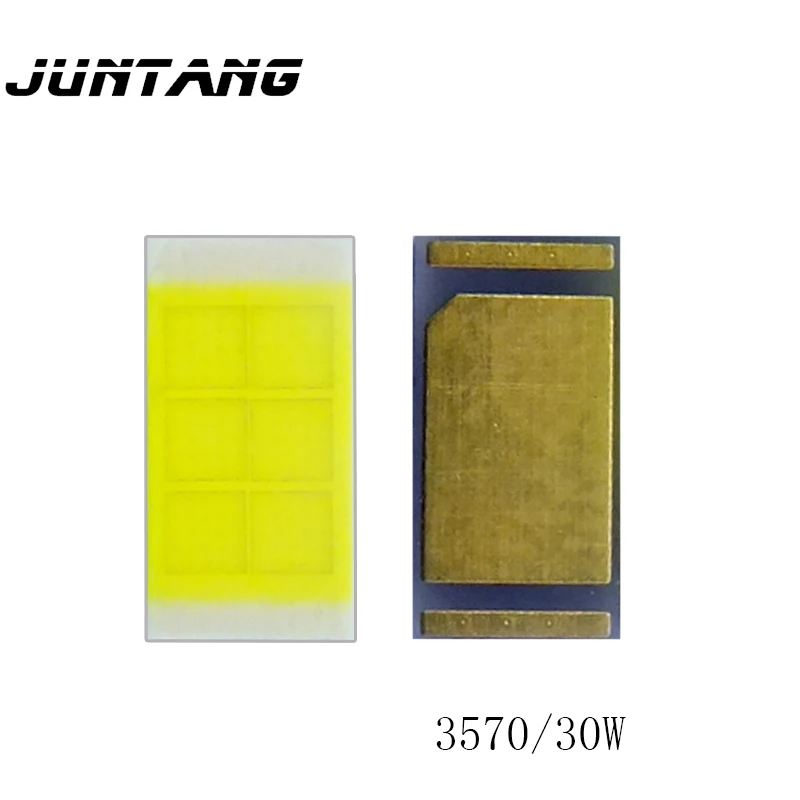 30W high power LED car light CSP 3570 lamp beads 6000K 6500K white ...