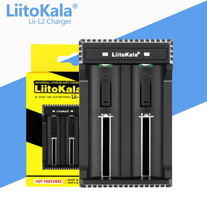 LiitoKala-Lii-L2-3-7V-18650-Charger-Li-ion-battery-USB-independent ...