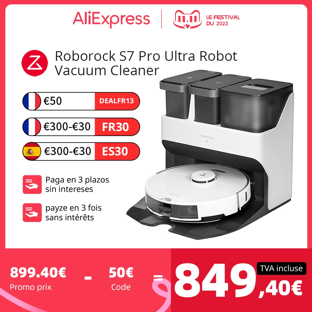 Roborock S7 Pro Ultra Robot Vacuum Cleaner With Auto Empty Wash Fill ...