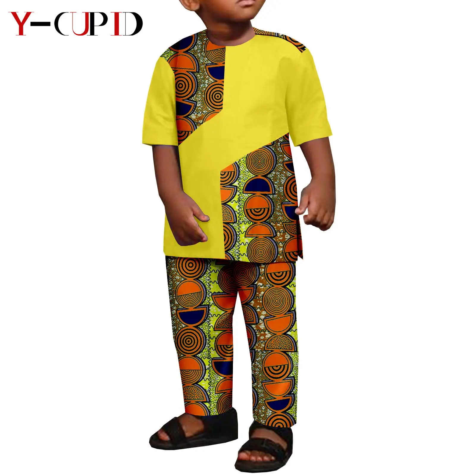 Vêtements Africains pour Garçons, Tenues d'Été Dashiki, en Coton ...