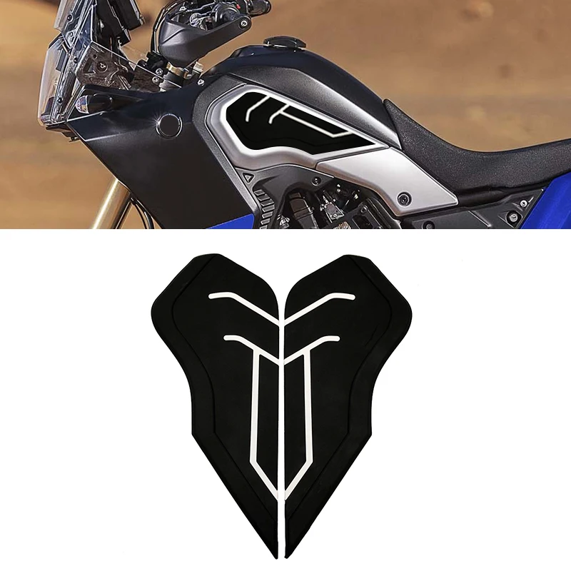 Tenere700 Side Fuel Tank pad Protector Stickers Knee Grip Traction Pads ...