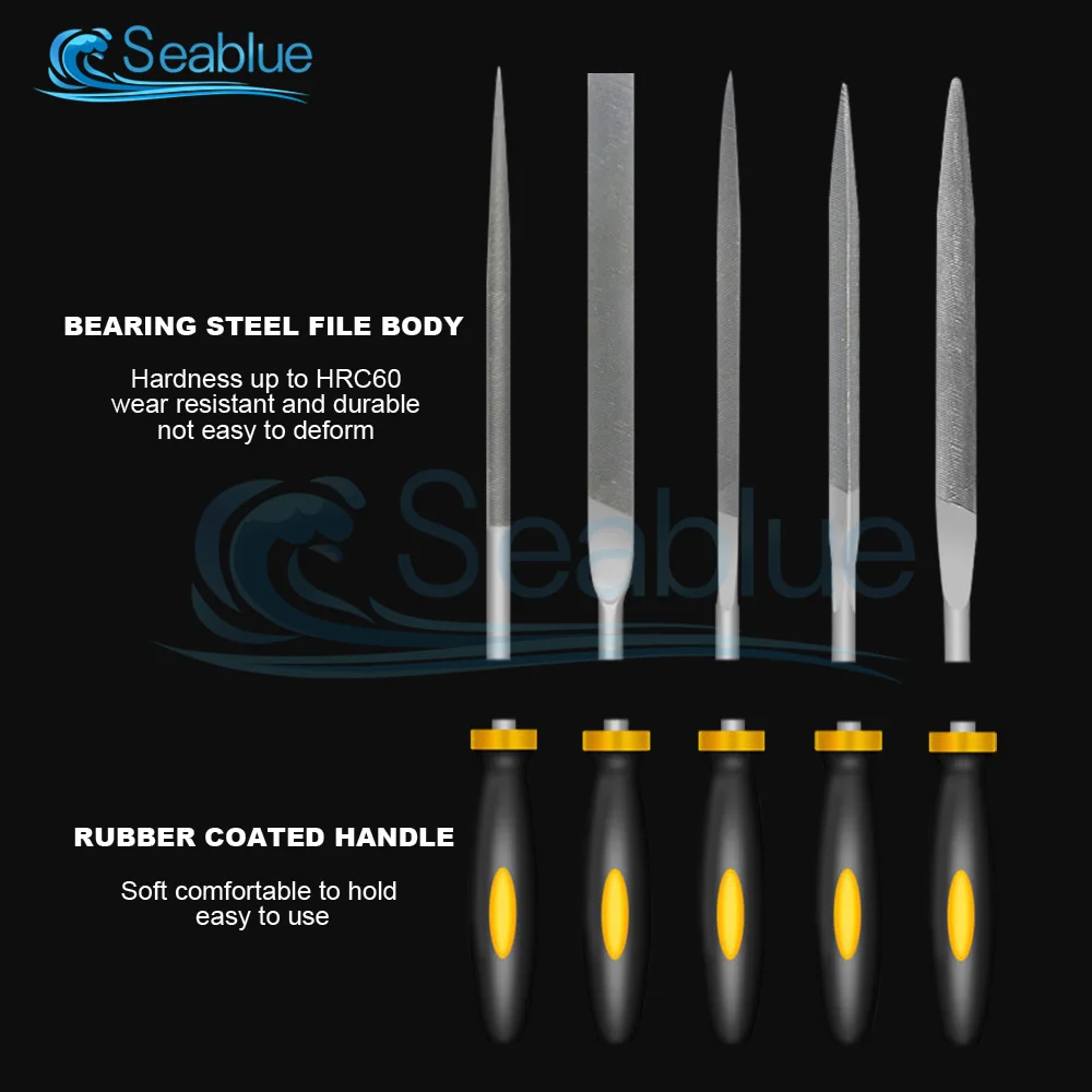5pcs 140/160/180mm Mini Metall Raspel Nadel feilen Set Holz schnitzwerk ...