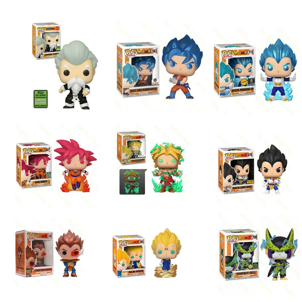 Funko-Figurines-Pop-Dragon-Ball-Son-Goku-Vegeta-Bromovies-Kame-Sennin-Son-Goten-Super-Saisuperb ...