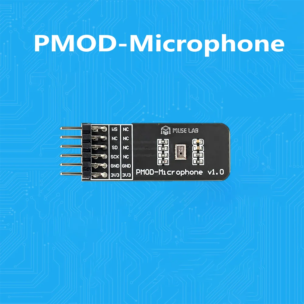 PMOD-Microphone Expansion Board Digital microphone I2S ICESugar FPGA ...