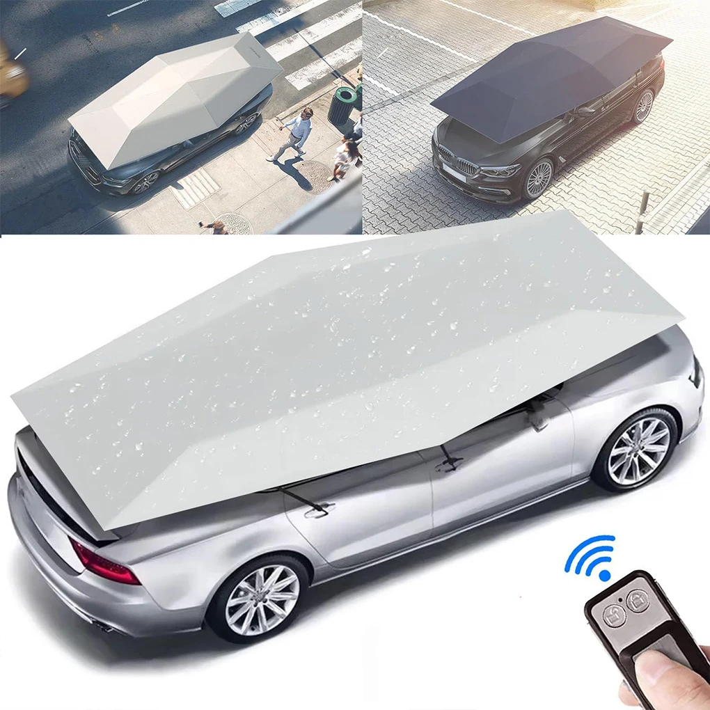 4.2/4.8m Car Umbrella Fully-Automatic Awning Tent Auto Smart Insulated ...