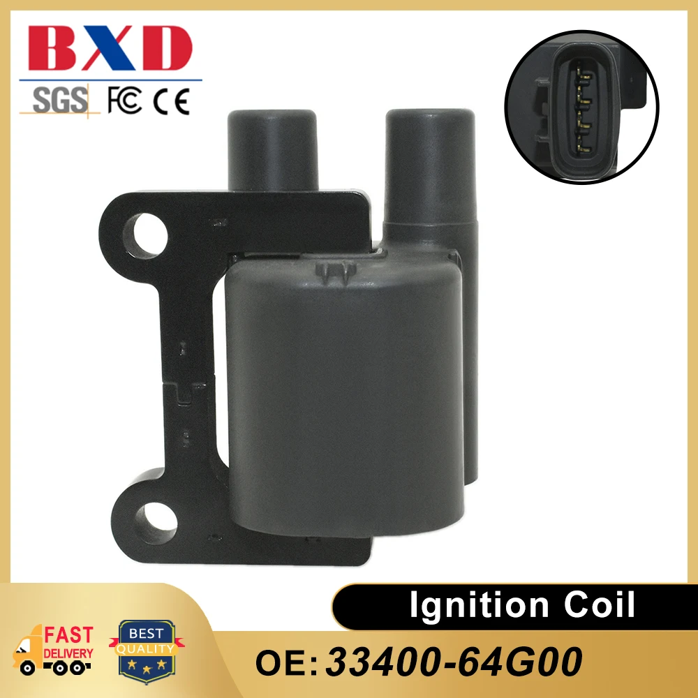 Ignition-Coil-33400-64G00-3340064G00-For-Suzuki-Esteem-1998-Baleno-1995 ...