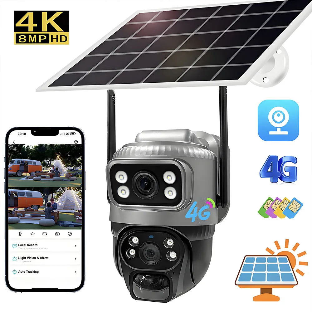 Solar-Camera-Outdoor-Dual-Lens-8MP-4G-SIM-IP-8000mAh-Batteries-Wireless ...