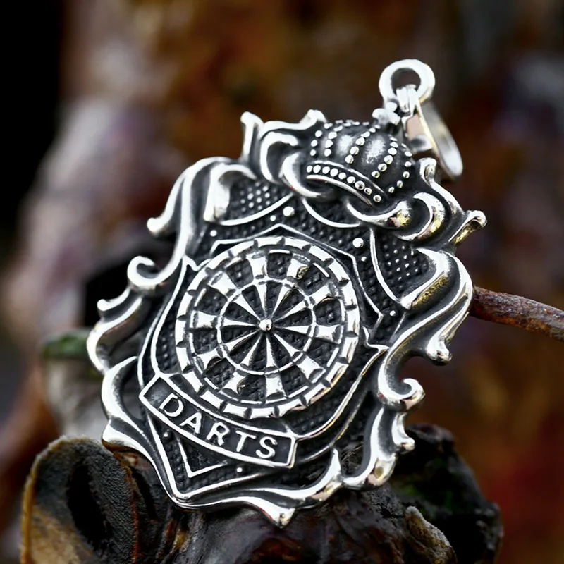 BEIER 2024 New Style Stainless Steel Darts Pendant For Men British ...