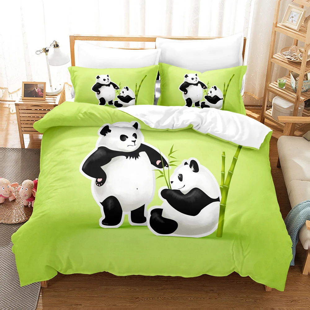 3D-The-Panda-Bedding-Sets-Duvet-Cover-Set-With-Pillowcase-Twin-Full ...