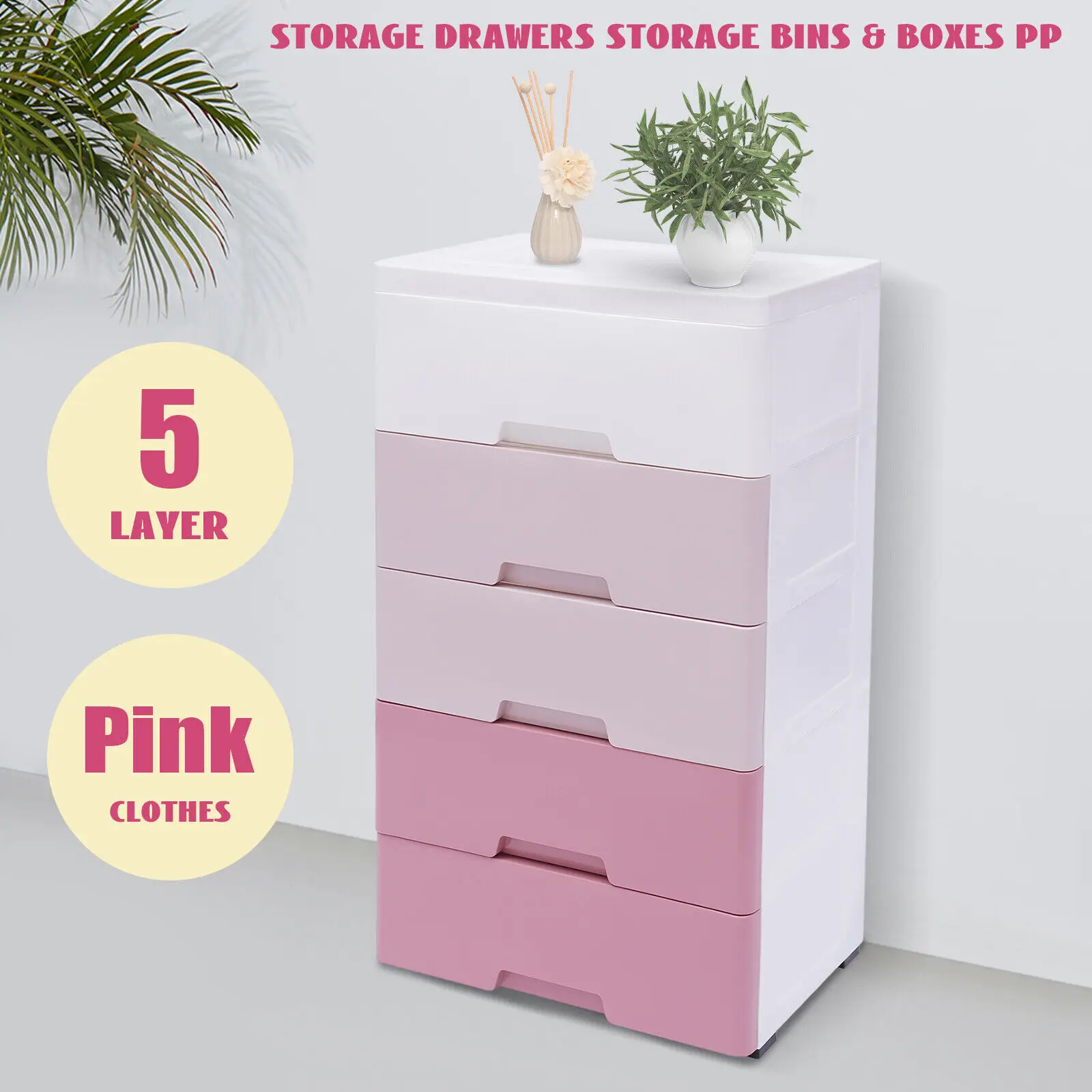 5-Layers-Storage-Cabinet-Bins-Boxes-Drawers-PP-Toys-Clothes-Storage ...