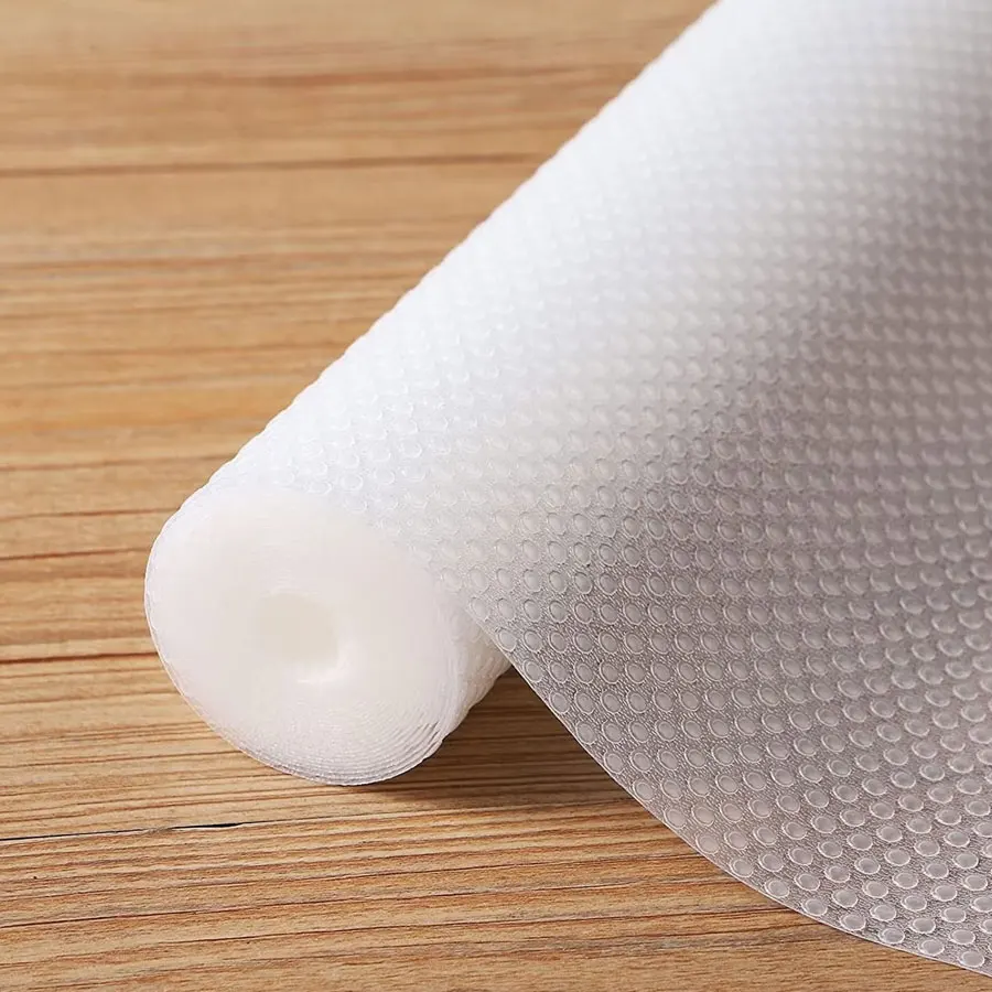 1 Roll Easy-Clean Cuttable Shelf Liner - Waterproof & Oil-Proof, Non ...