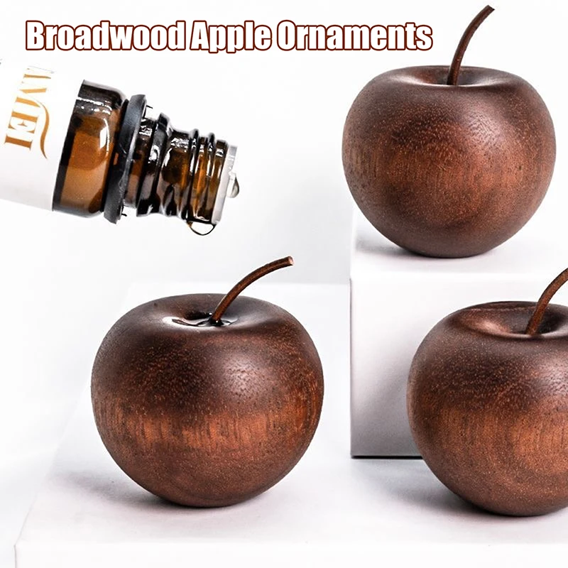 1PCS Of Wooden Apple Shaped Essential Oil Diffuser Fragrance Diffuser ...