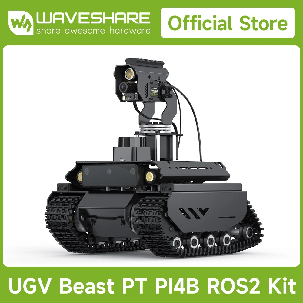 Waveshare-UGV-Beast-ROS-2-Robot-AI-con-orugas-todoterreno-de-c-digo ...