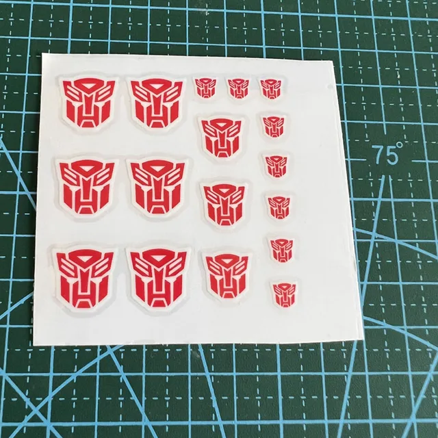 IN STOCK 45pcs Transformation robot toys G1 sticker Symbol Decal for ...