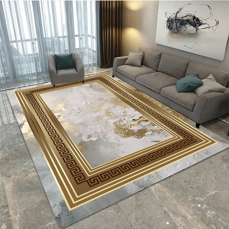Golden-Abstract-Carpet-Luxury-Bedroom-Decoration-Large-Area-Rugs-Sofa ...