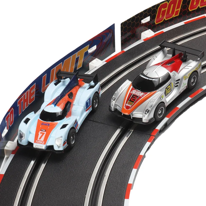 Slot Car 1 43 Scale Electric High Speed Race Track F1 Polizei Racing ...