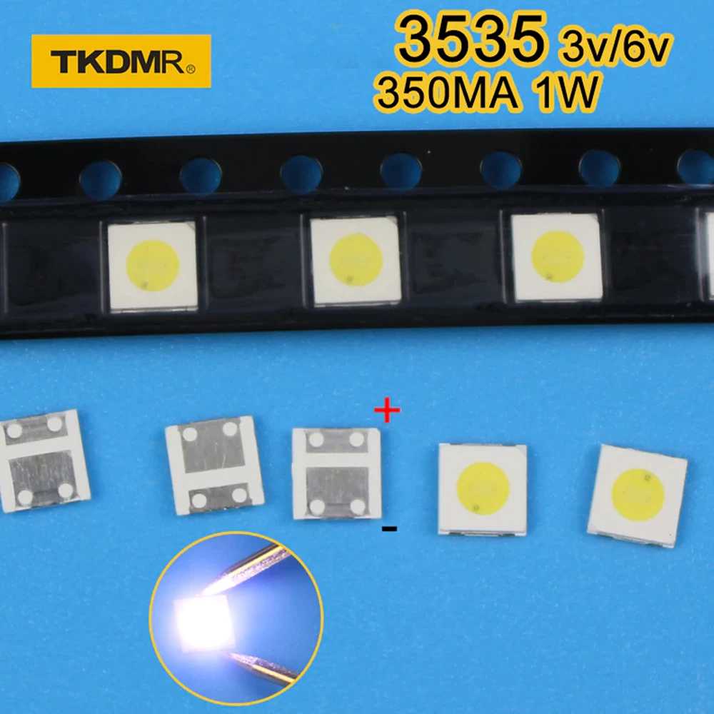 1000pcs 1w 3v 3535 Tv Backlight Led Smd Diodes Cool White Lcd Tv ...