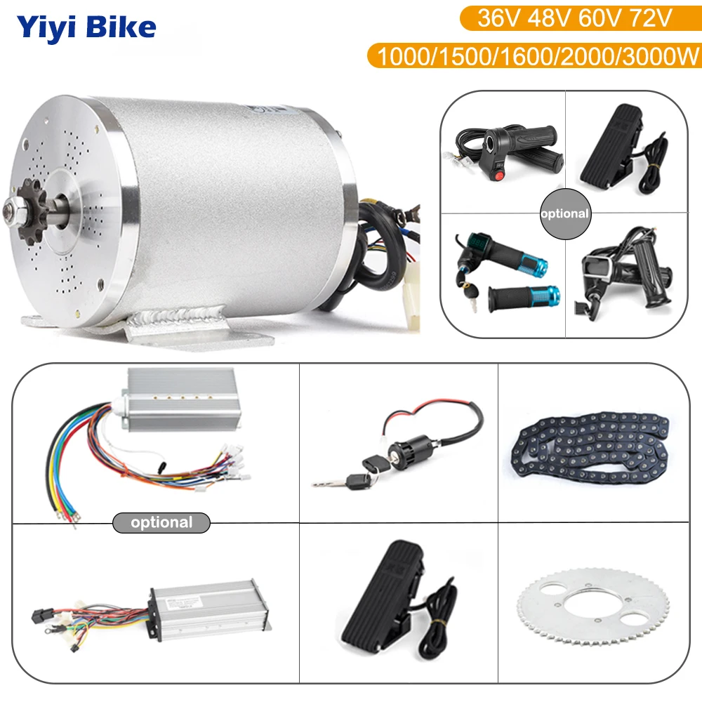 Elektrische-Roller-Motor-Kit-Elektrische-Go-kart-kit-1000W-3000W-48V ...