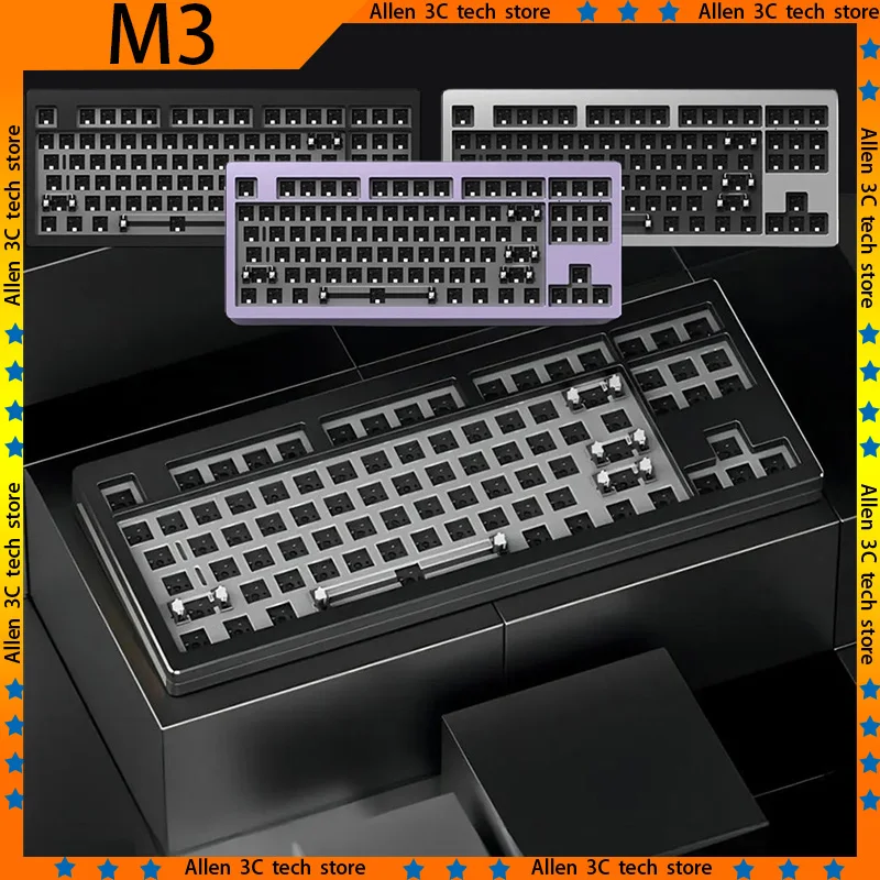 Akko-MONSGEEK-M3-DIY-Mechanical-Keyboard-Kit-TKL-RGB-87-keys-Barebone ...