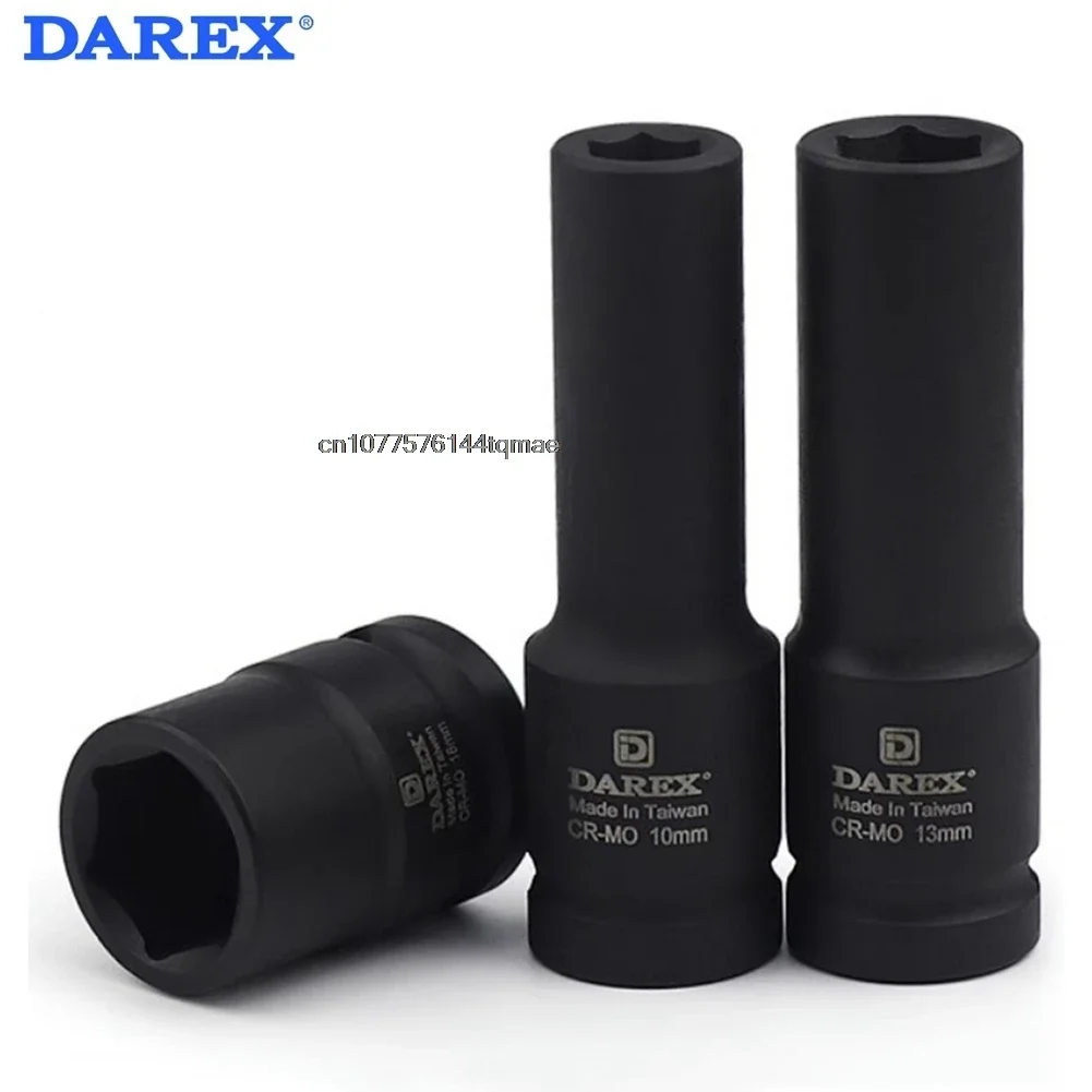 DAREX 1/2" Inch CR-MO Lengthened Impact Socket Heavy Duty 21mm 22mm ...