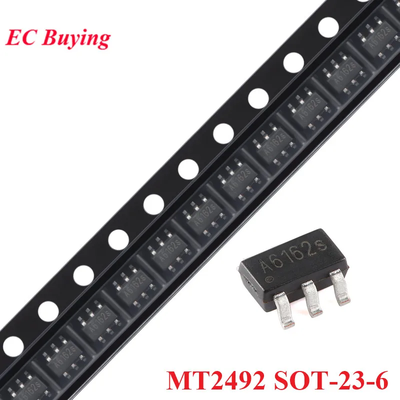 10/5pcs MT2492 SOT23-6 2492 SOT-23-6 2A 4.5V-16V Input 600kHz Synchronous Step-down Buck ...