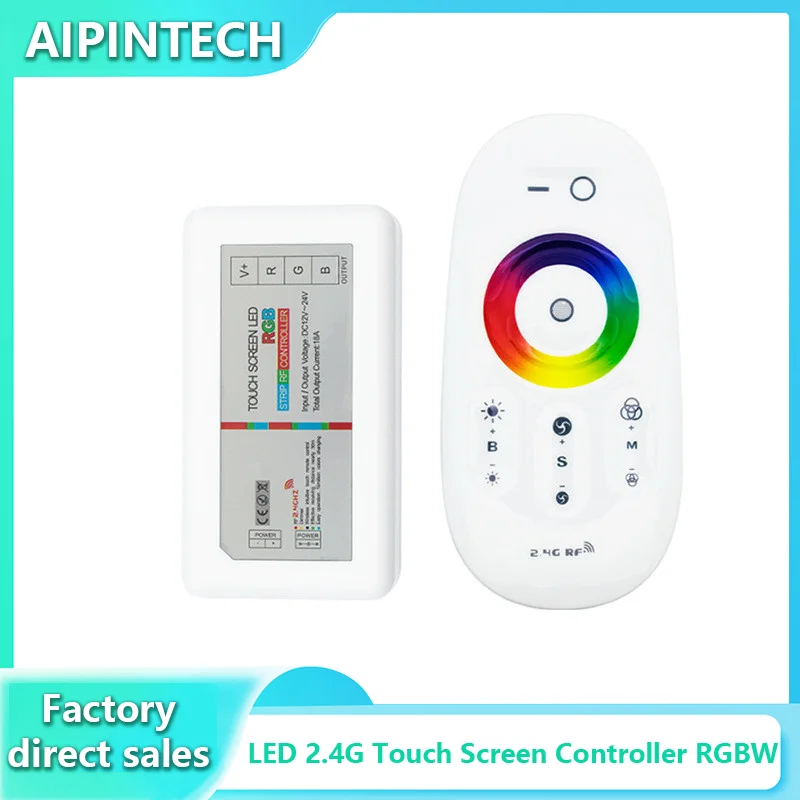 2-4G-Touch-RF-Controller-RGBW-Strip-Light-Controller-Boxed-2-4G-4CH-LED ...