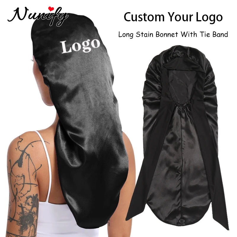 Satin-Bonnet-For-Long-Hair-Customize-Long-Bonnet-For-Braids-With-Logo ...