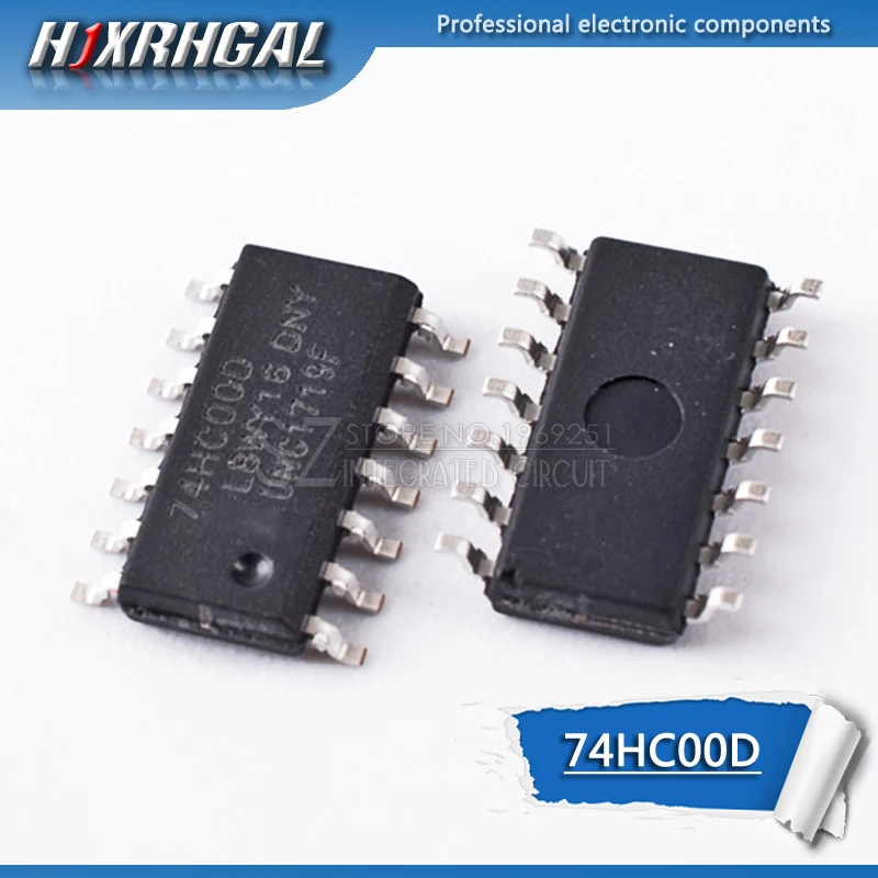 20pcs 74HC00D SOP14 74HC00 SOP SN74HC00DR SN74HC00 SMD 7400 ...