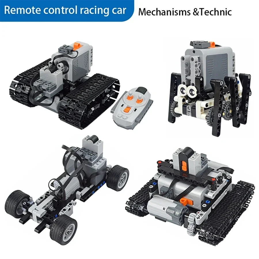 MOC-Expert-Technical-Car-Power-Function-Motor-Parts-Buiding-Block-With ...
