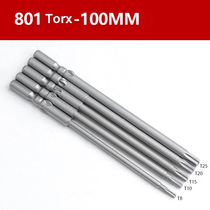 Destornillador eléctrico Torx magnético de mango redondo, puntas de ...