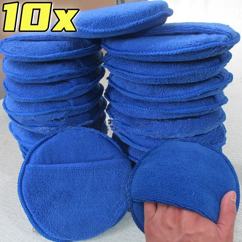 Microfiber-Wax-Applicator-Pad-1-10pcs-Diameter-Ultra-soft-Microfiber ...