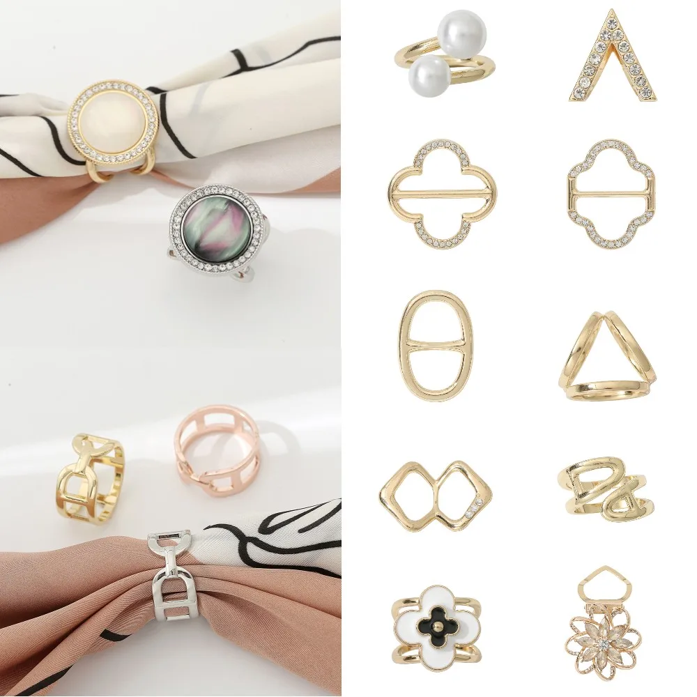 Women's Stylish Brooches | Rhinestones Pins Hijab | Scarf Pins Hijab ...