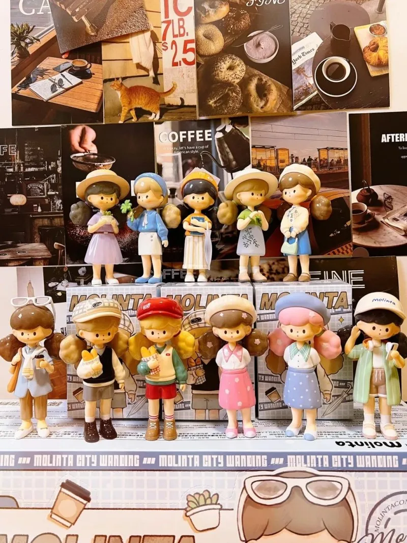 Molinta Spring City Wandering Series Blind Box Cute Action Figure ...