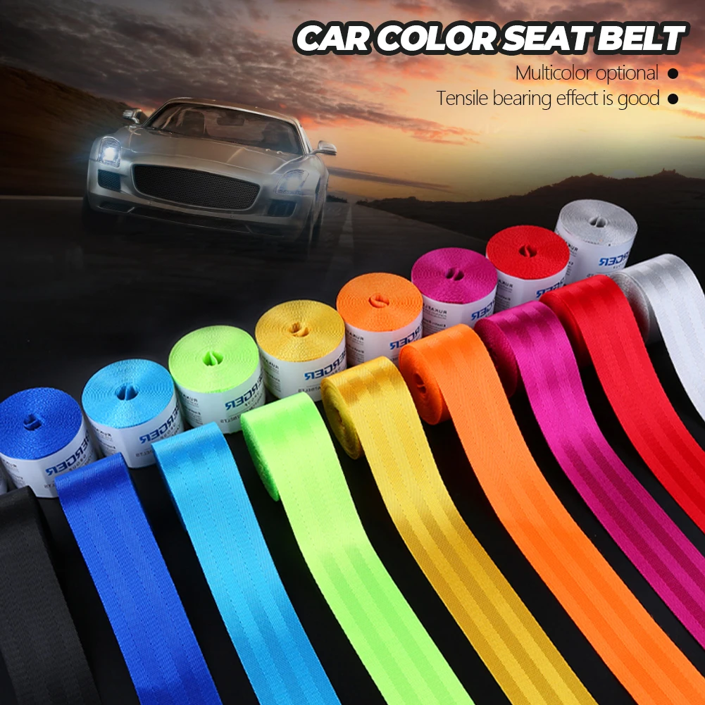 3-6M-roll-Car-Modified-Seat-Belt-Webbing-Car-High-Strength-polyester ...