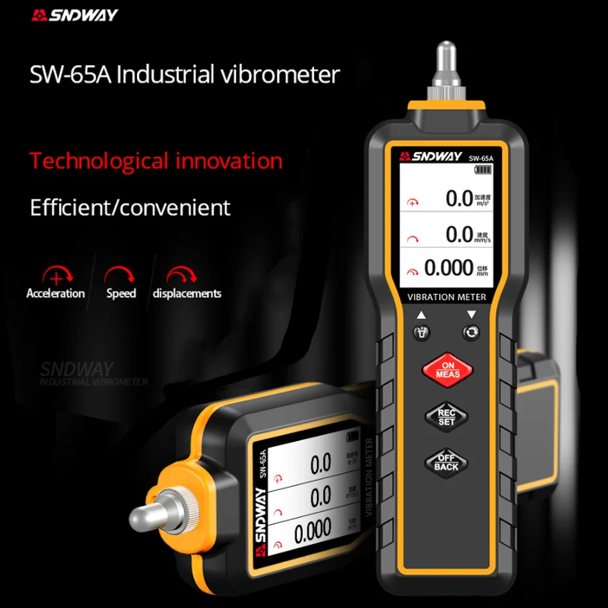 SNDWAY-Handheld-Vibration-Meter-Digital-Vibration-Measuring-Tool ...