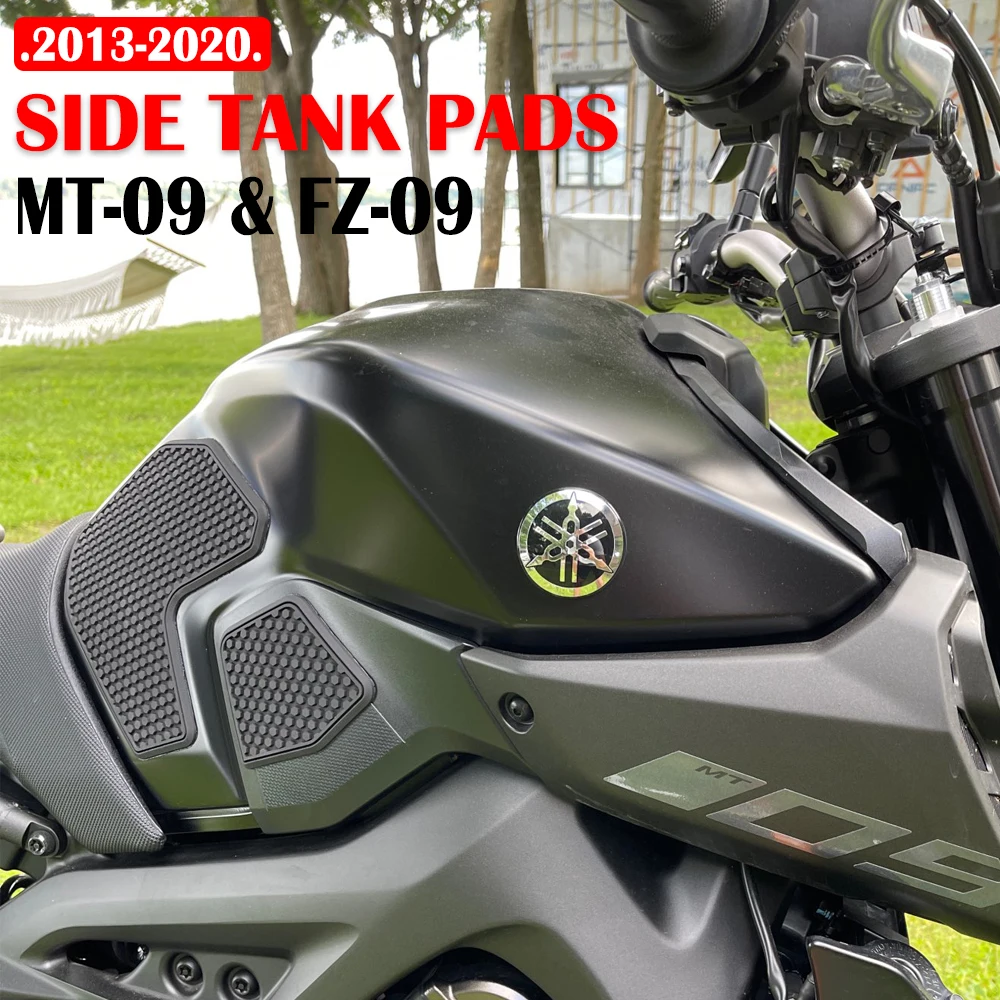 2019-2020-FZ09-Motorcycle-Tank-Traction-Pad-Side-Gas-Knee-Grip ...