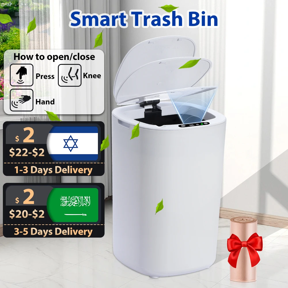 Smart Trash Bathroom | Bathroom Trash Bin Sensor | Automatic Bathroom ...