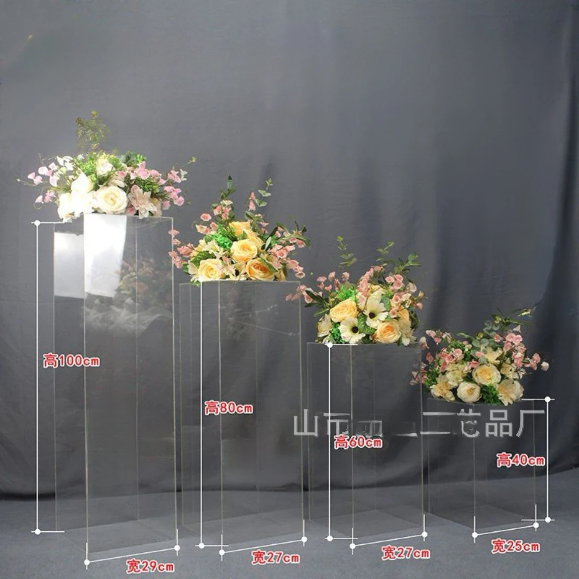 Plomo-de-carretera-transparente-de-acr-lico-con-luz-LED-columna ...