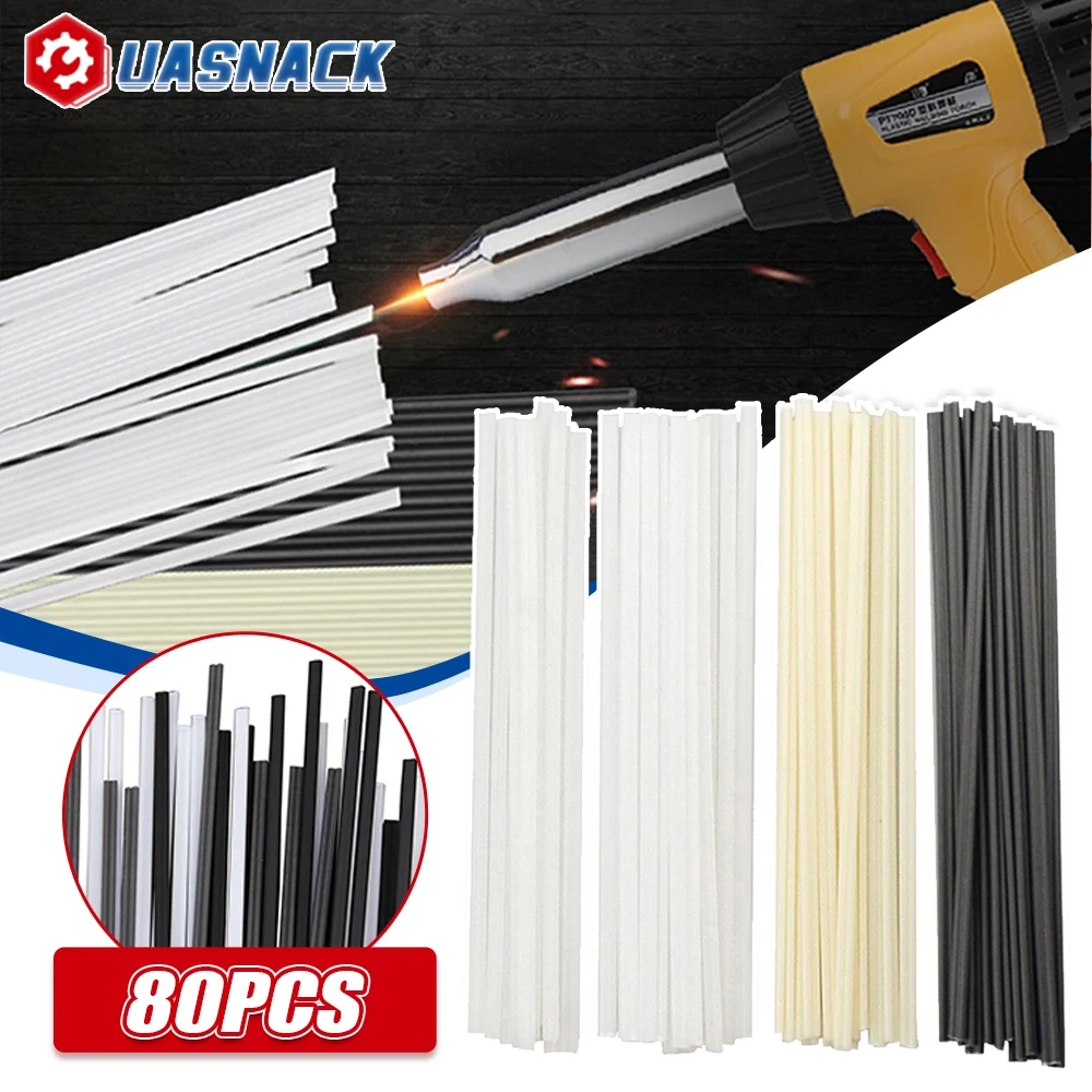 80Pcs-PP-PE-PVC-ABS-Plastic-Welding-Rods-200mm-Welder-Sticks-Kit-with ...