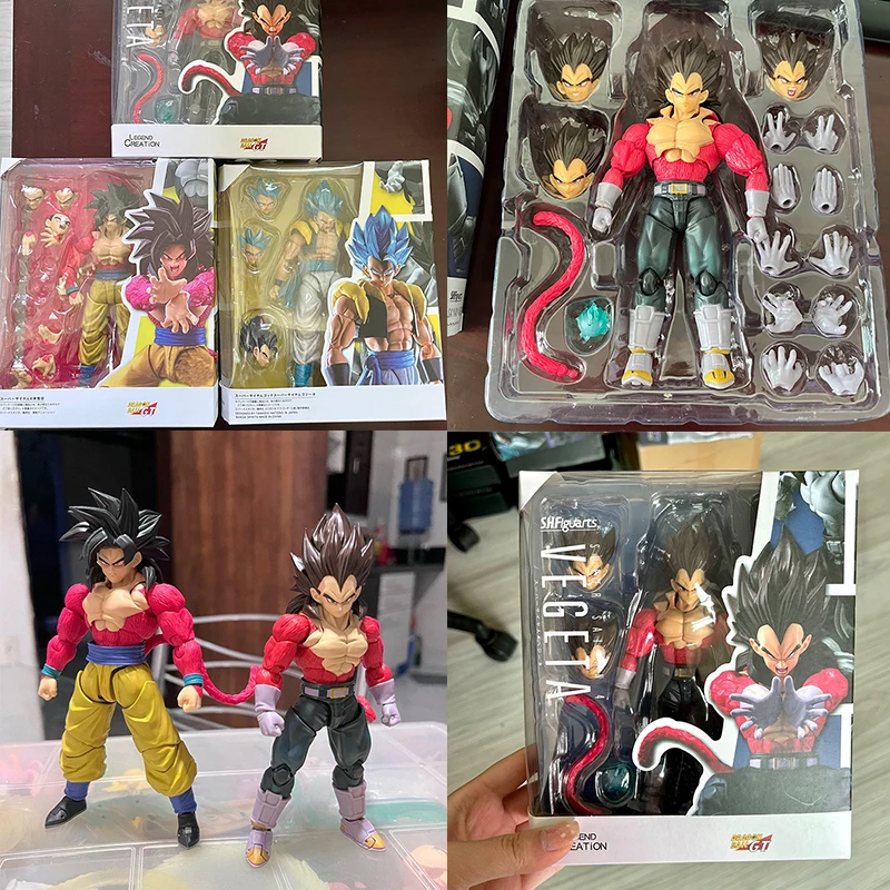SHFiguarts-Dragon-Ball-GT-Super-Saiyan-4-Vegeta-Goku-Action-Figure ...